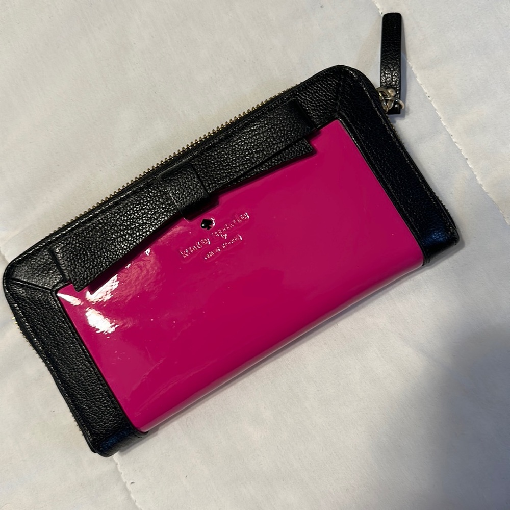 Kate Spade Patent Leather Continental Wallet - Gem